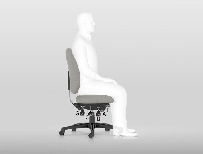 Multi Tilter With Infinitely Adjustable Seat Angle